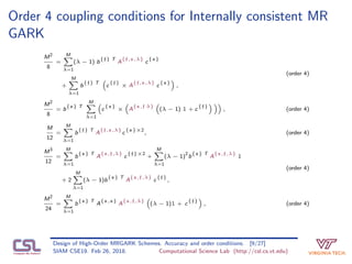 Design of High Order Multirate GARK Schemes | PDF | Graphics Software | Computer Software and ...