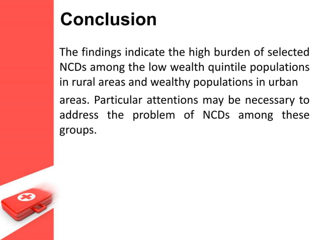 Non-Communicable Disease (NCDs) or Chronic Diseases and youth health in Bangladesh. | PPT