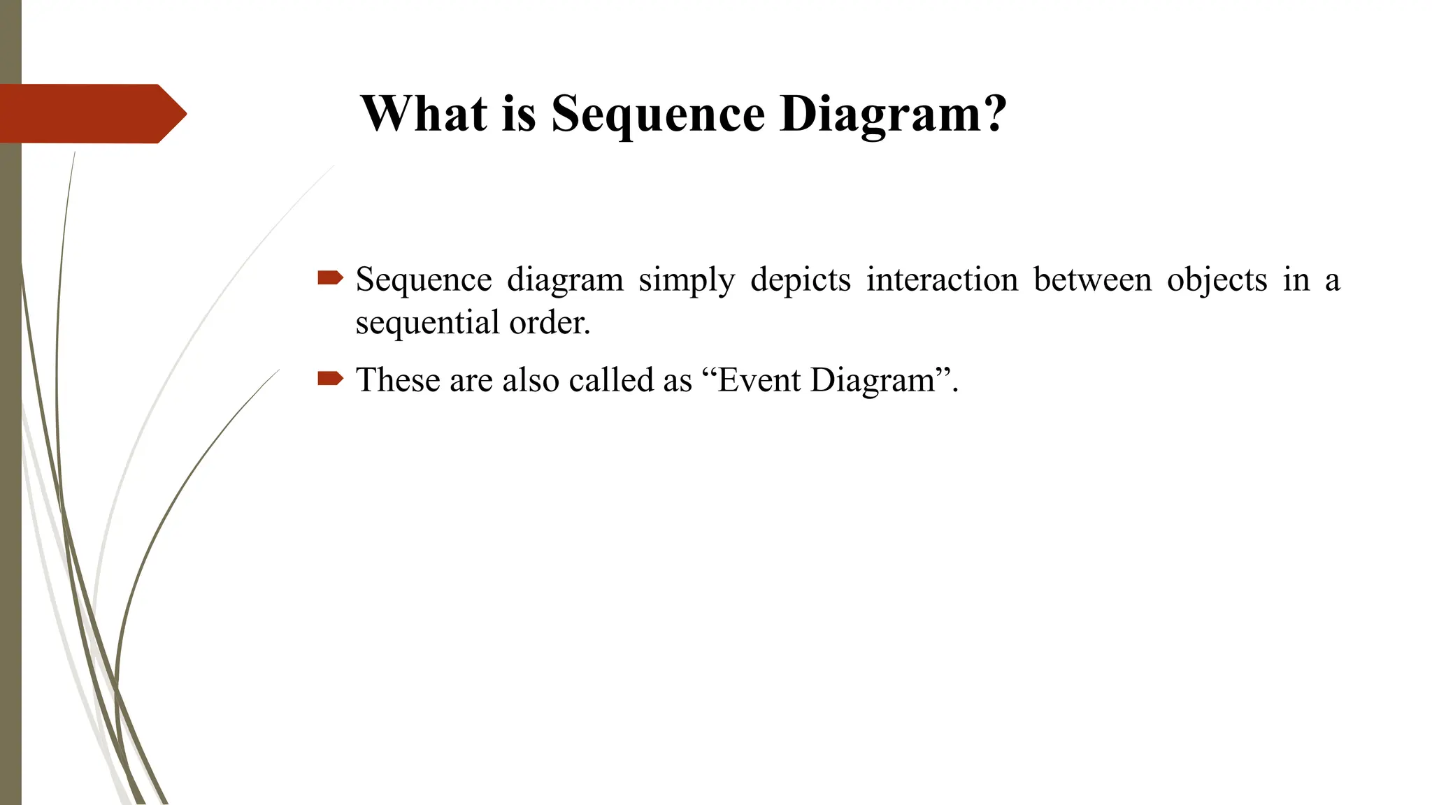 presentation on sequence and state flow diagram | PPTX