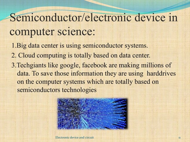 Electronic device and circuit presentation | PDF