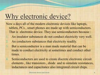 Electronic device and circuit presentation | PDF