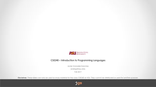 201801 CSE240 Lecture 24 | PDF