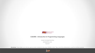 201801 CSE240 Lecture 02 | PPT