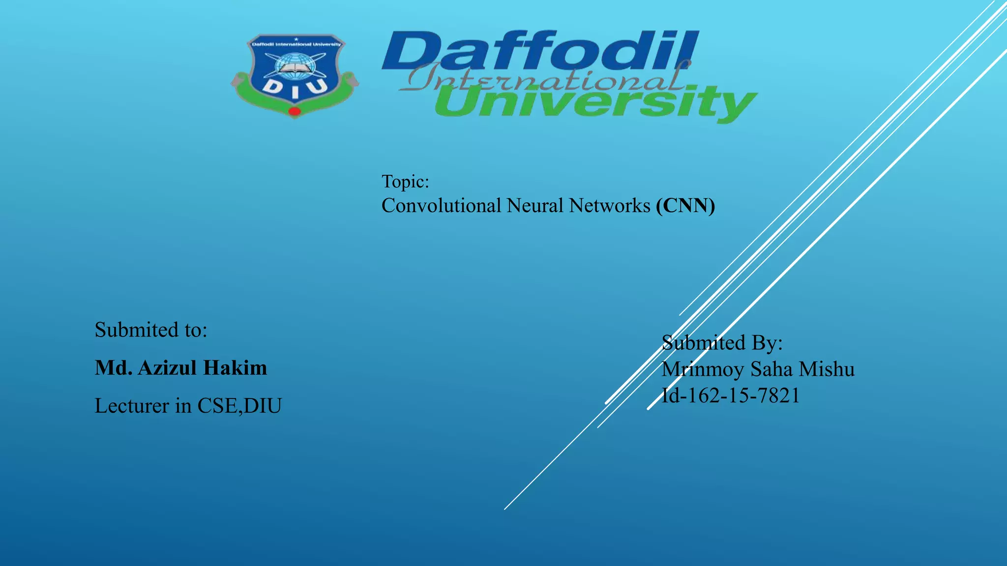 Convolutional Nural Network Ppt