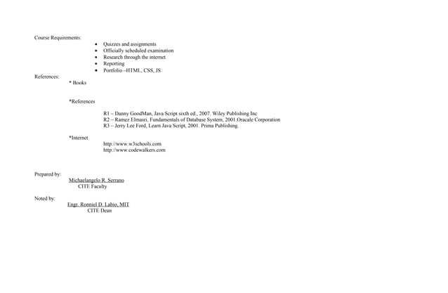 CSE 312 web programming | DOC | Web Design and HTML | Internet