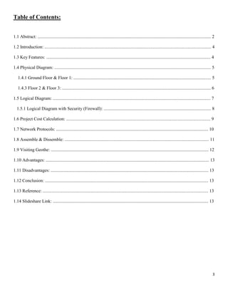 Cse 318 Project Report on Goethe Institut Bangladesh Network Design | PDF