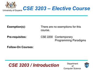 CSE3203_ 2023 Welcome and Introduction.pptx