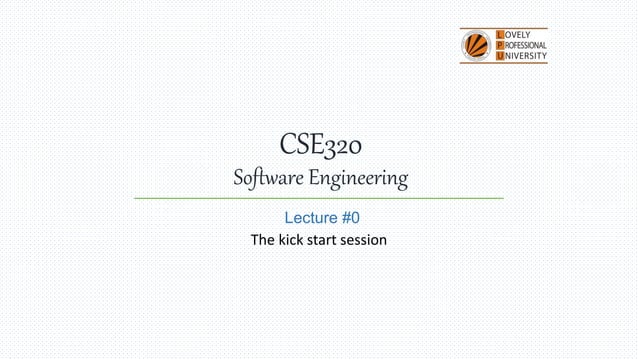 CSE320 SOFTWARE ENGINEERING Lecture01 (1).ppt