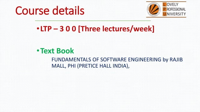Cse320 Software Engineering Lecture01 1ppt 