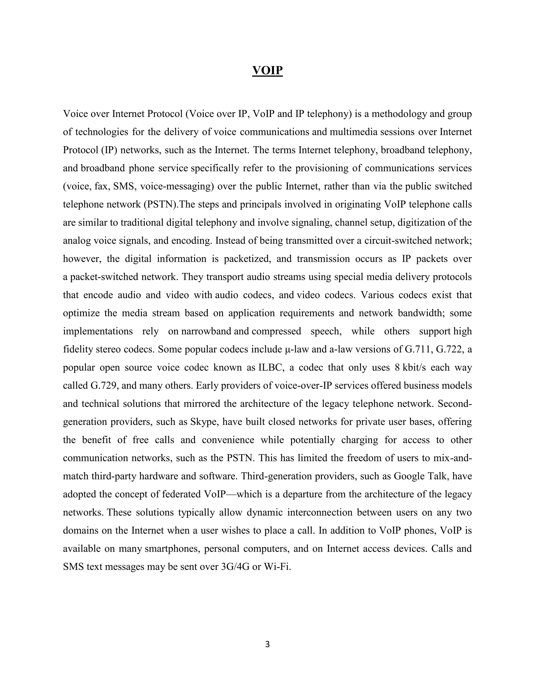 VOIP Design & Implementation | PDF