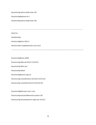 VOIP Design & Implementation | PDF