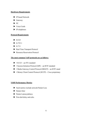 VOIP Design & Implementation | PDF