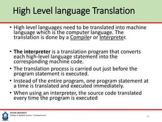 ESSENTIAL of (CS/IT/IS) class 05 (Software concepts) | PPTX | Programming Languages | Computing