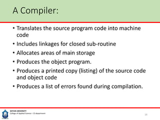 ESSENTIAL of (CS/IT/IS) class 05 (Software concepts) | PPTX | Programming Languages | Computing