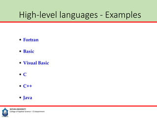 ESSENTIAL of (CS/IT/IS) class 05 (Software concepts) | PPTX | Programming Languages | Computing