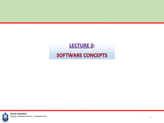 ESSENTIAL of (CS/IT/IS) class 05 (Software concepts) | PPTX | Programming Languages | Computing