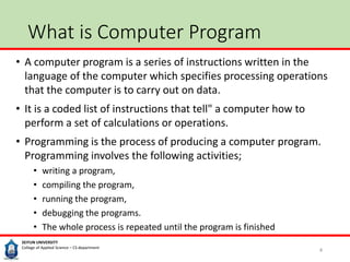 ESSENTIAL of (CS/IT/IS) class 05 (Software concepts) | PPTX | Programming Languages | Computing