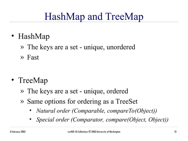 cse403-10-Collections- iNTRODUCTION TO FRAMEWORK | PPT