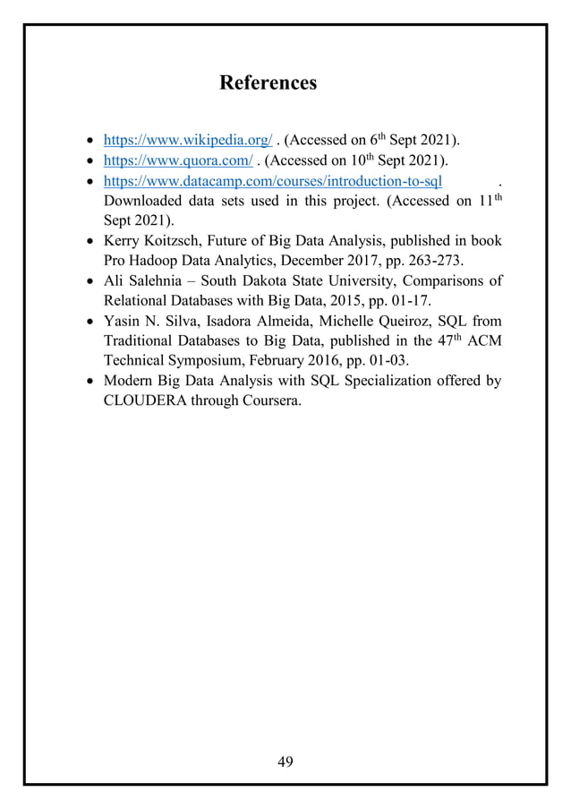 Cse443 Project Report - LPU (Modern Big Data Analysis with SQL ...