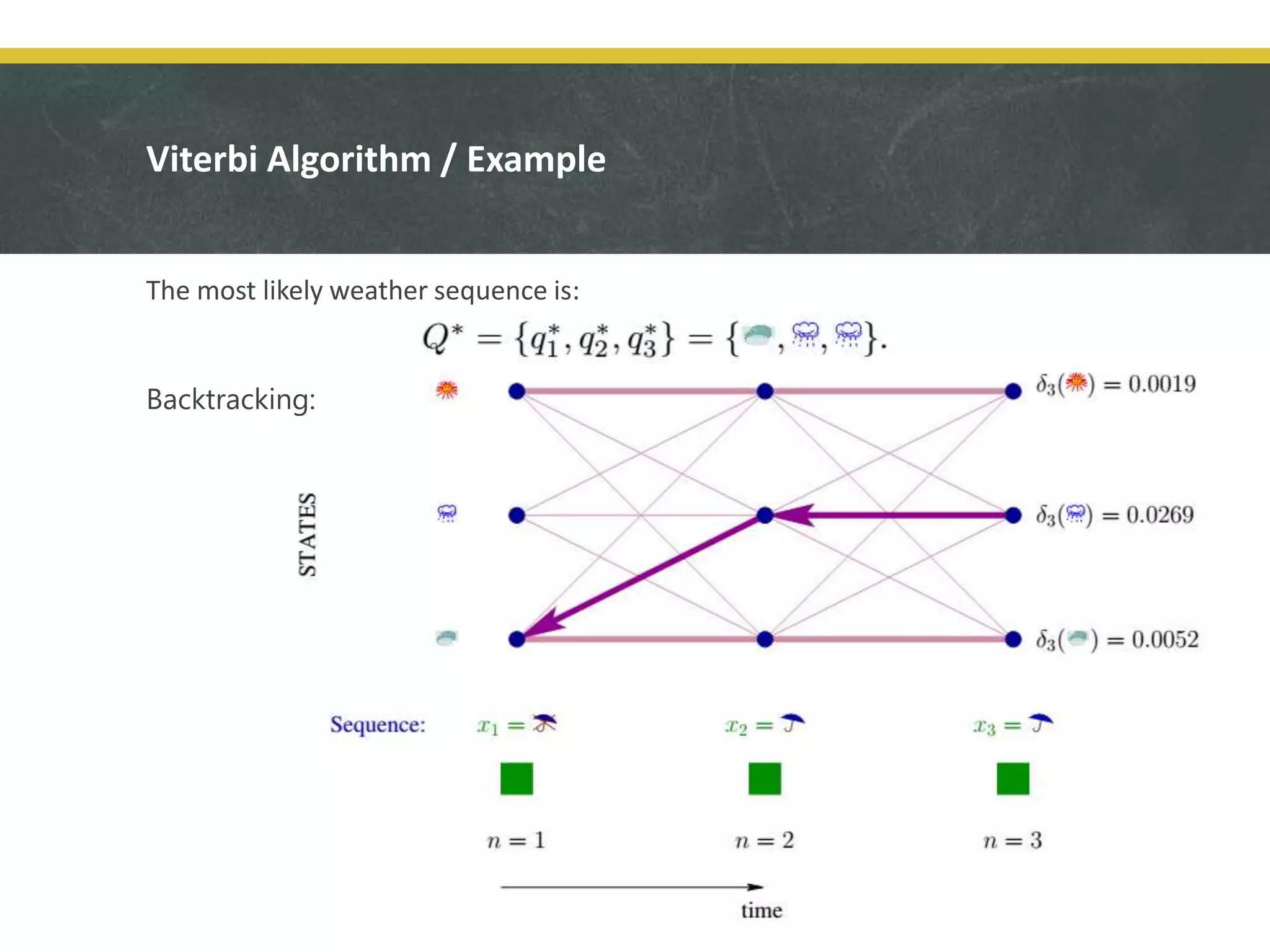 Hidden Markov Model - The Most Probable Path | PPTX