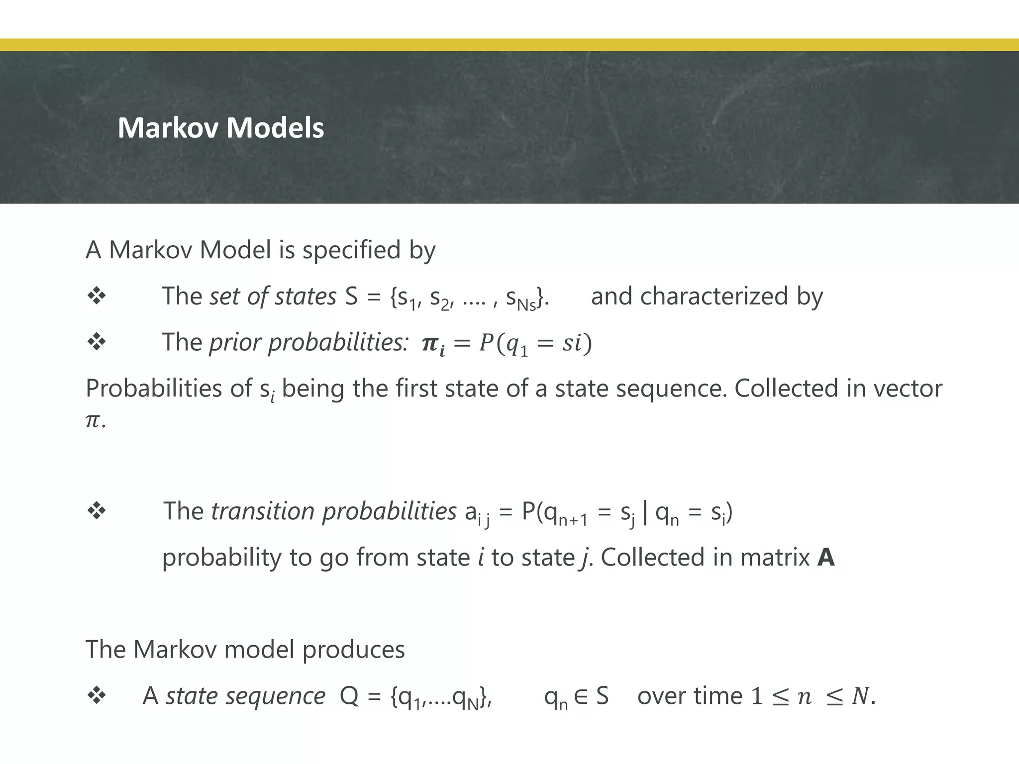 Hidden Markov Model - The Most Probable Path | PPTX