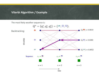 Hidden Markov Model - The Most Probable Path | PPTX