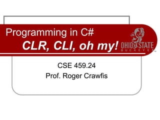 C#_01_CLROverview.ppt