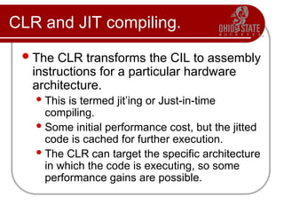 CSharp_01_CLROverview_and Introductionc# | PPT