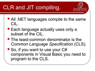 CSharp_01_CLROverview_and Introductionc# | PPT
