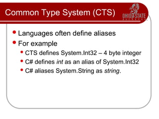 CSharp_01_CLROverview_and Introductionc# | PPT