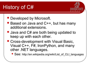 CSharp_01_CLROverview_and Introductionc# | PPT