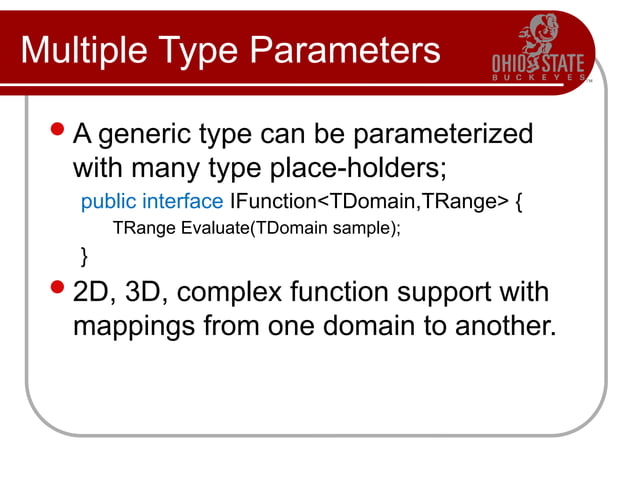Csharp03genericsintroductionwithexamples Pptx Programming