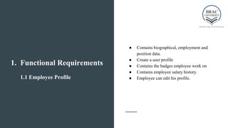 Project Proposal of an Employee Management System | PPTX