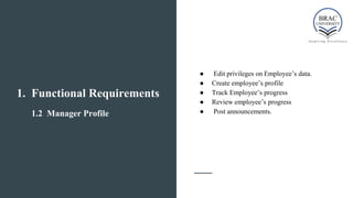 Project Proposal of an Employee Management System | PPTX