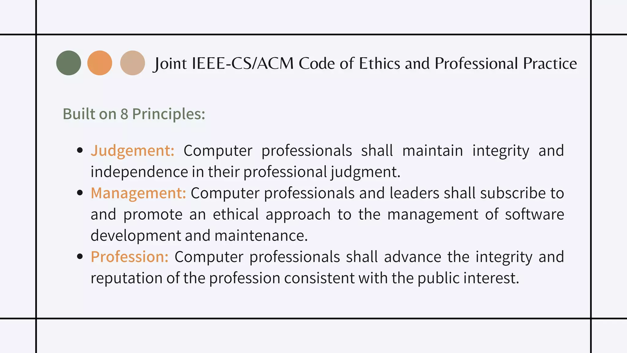 CSE498 - Professional Ethics in Computing | PPT