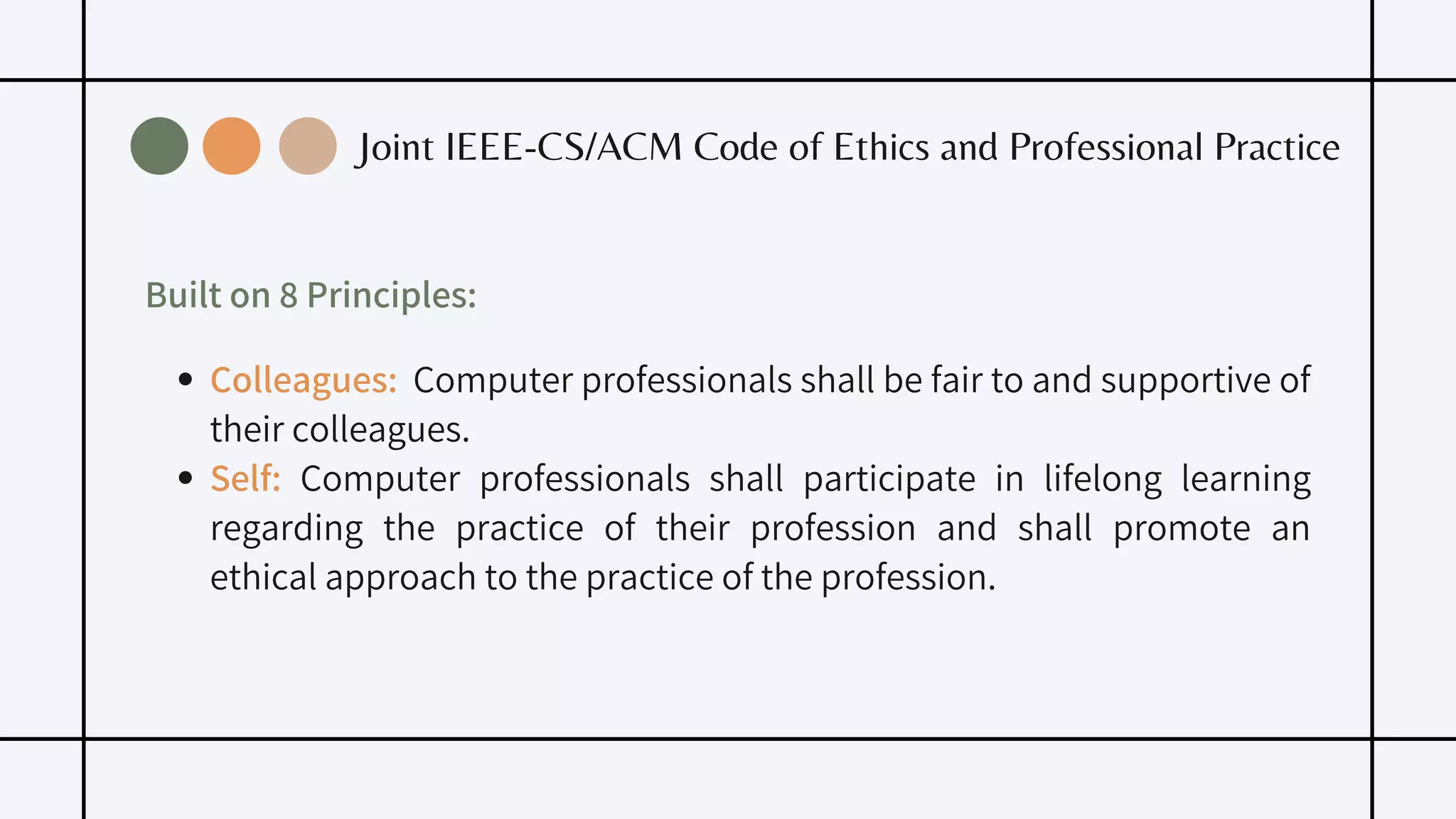 CSE498 - Professional Ethics in Computing | PPT