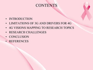 4G Wireless Systems ppt | PPTX