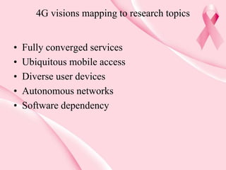 4G Wireless Systems ppt | PPTX