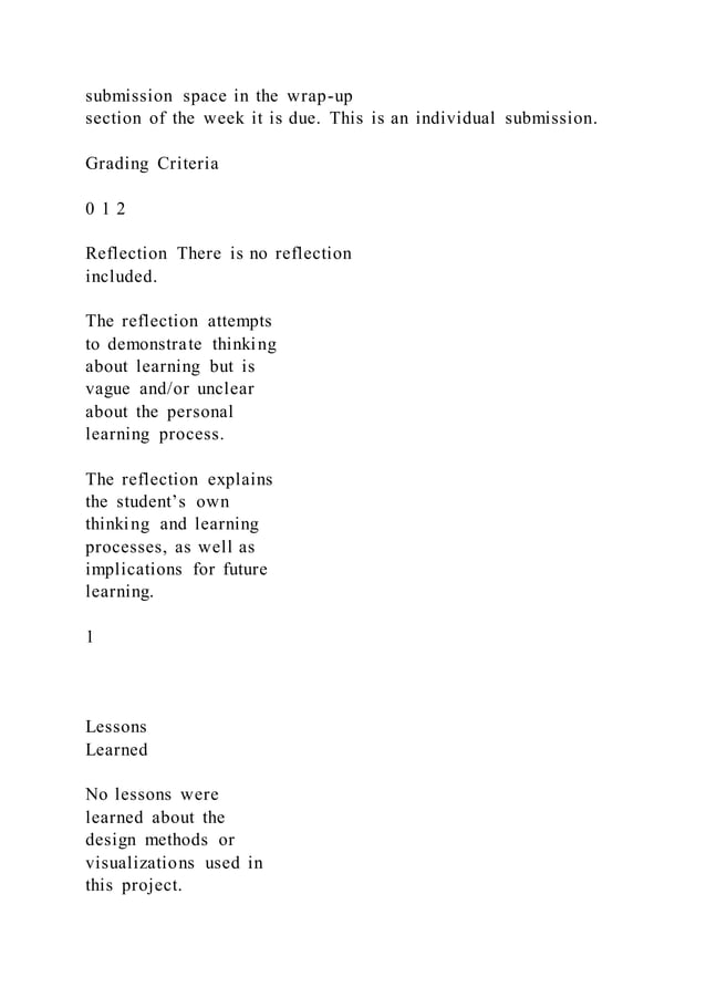 CSE 578 Data VisualizationIndividual Contribution Report | DOCX