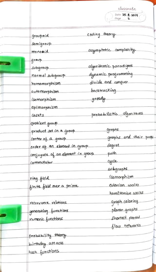 Discrete maths# Topics | PDF