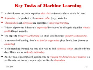 Advanced machine learning for MSc students | PPTX