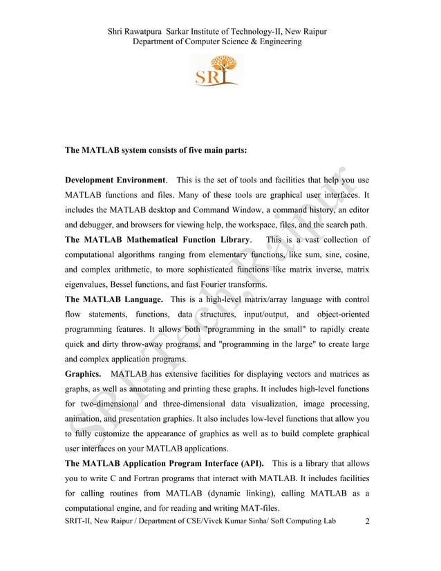 Cse 7 softcomputing lab | PDF