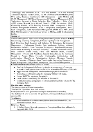 Cse 8th sem syllabus | PDF