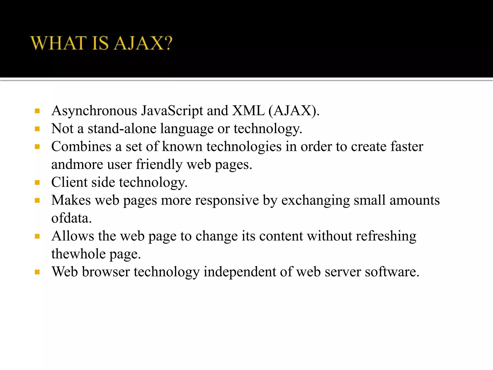 Ajax ppt | PPTX