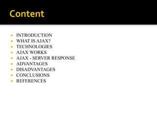 Ajax ppt | PPT