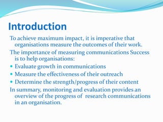 The Impact Log: A Communications Monitoring Tool | PPTX