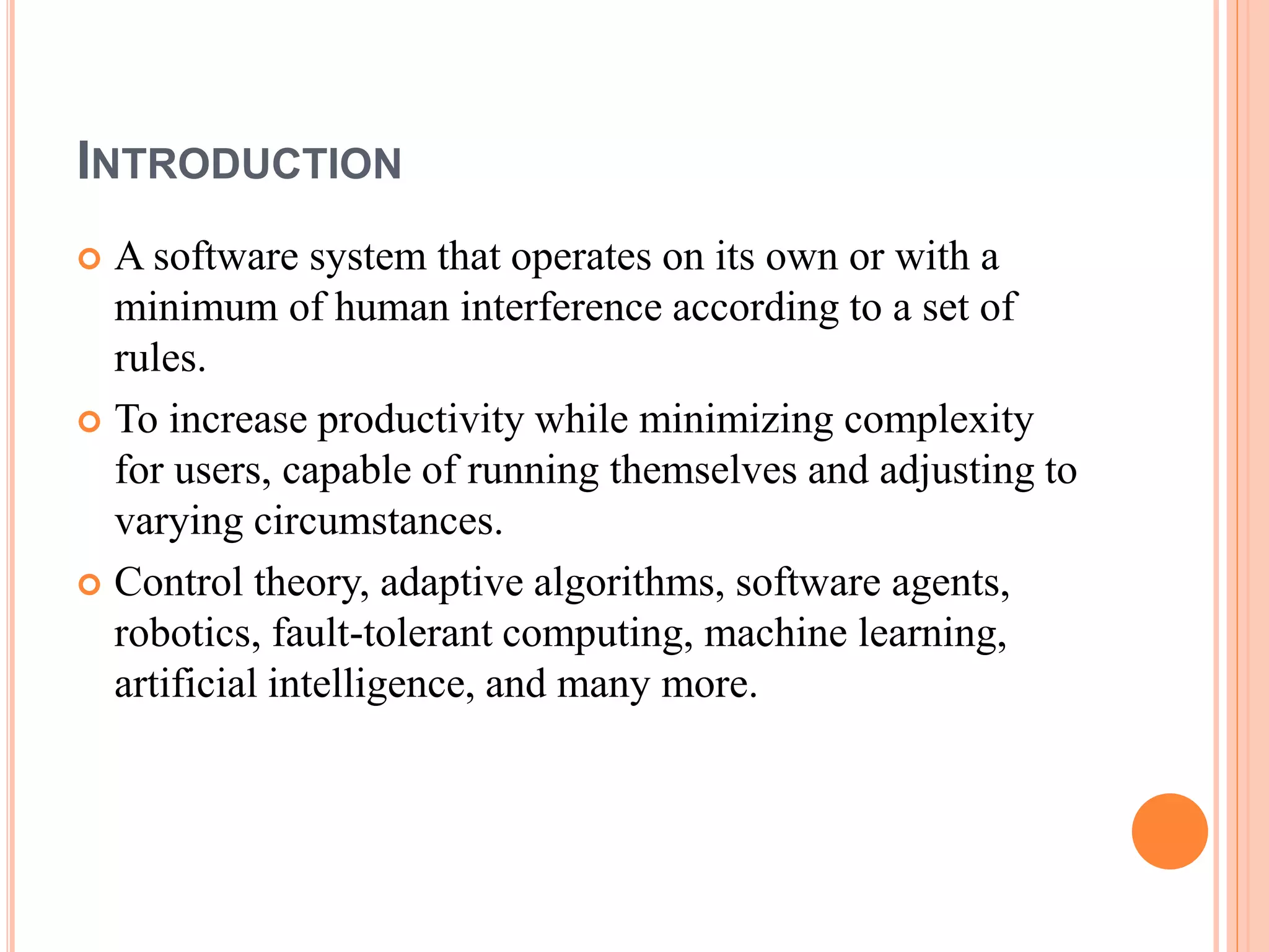 Autonomic Computing PPT | PPTX