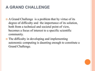 Autonomic Computing PPT | PPTX