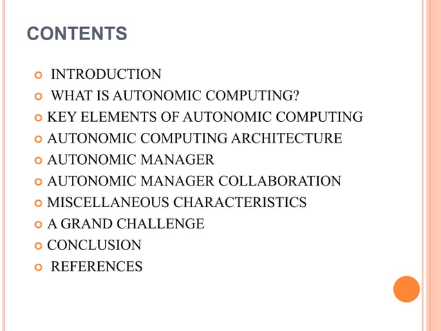 Autonomic Computing Ppt Pptx Computing Technology And Computing