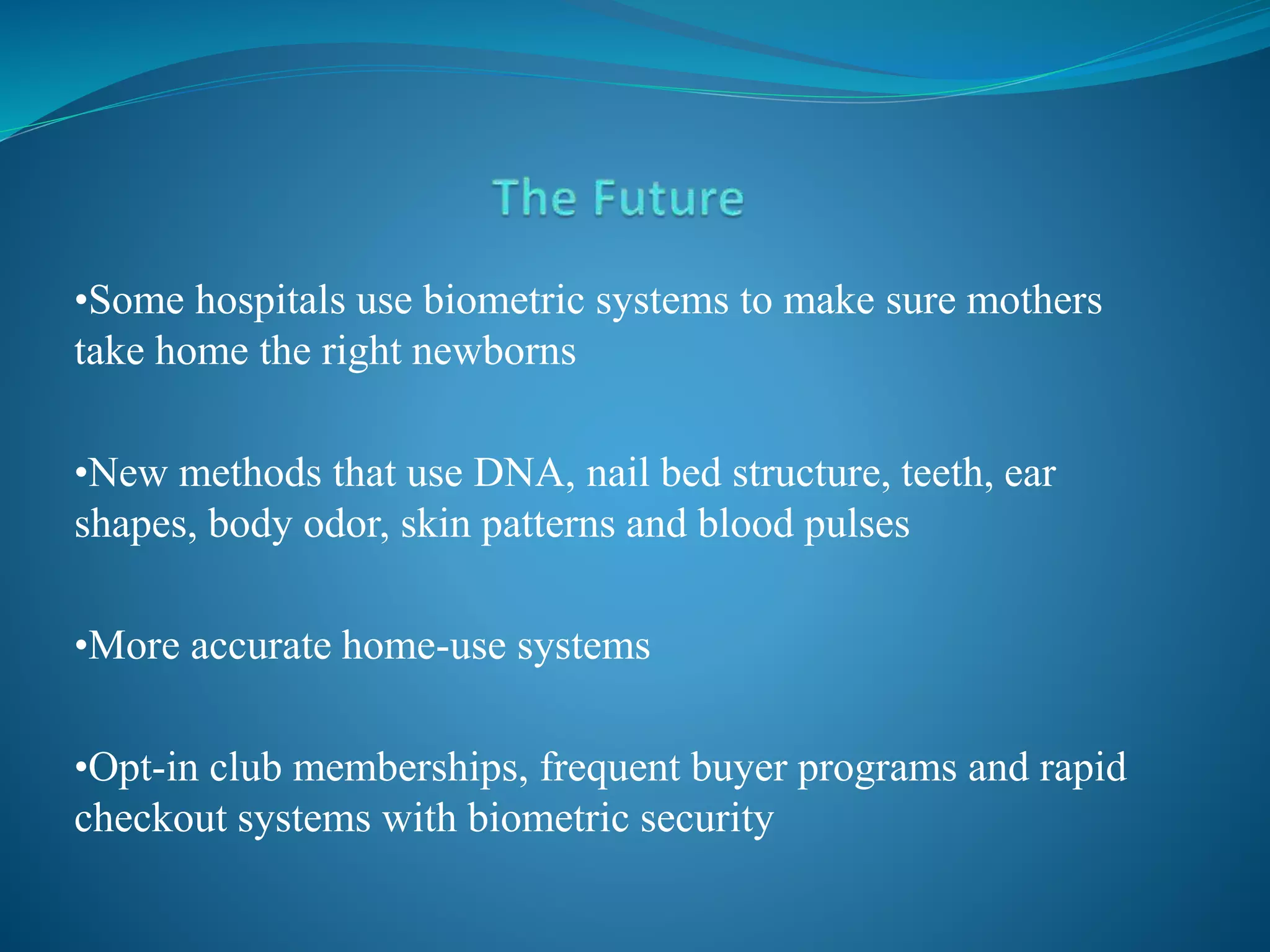Biometric Security Systems ppt | PPTX